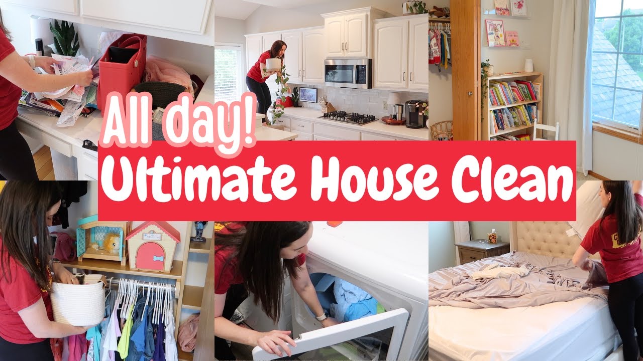 WHOLE HOUSE CLEAN IN ONE DAY | ULTIMATE CLEANING MOTIVATION - YouTube