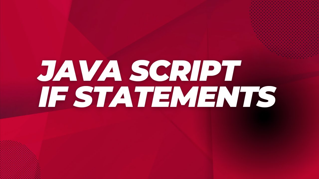 Java Script Control Statements - YouTube