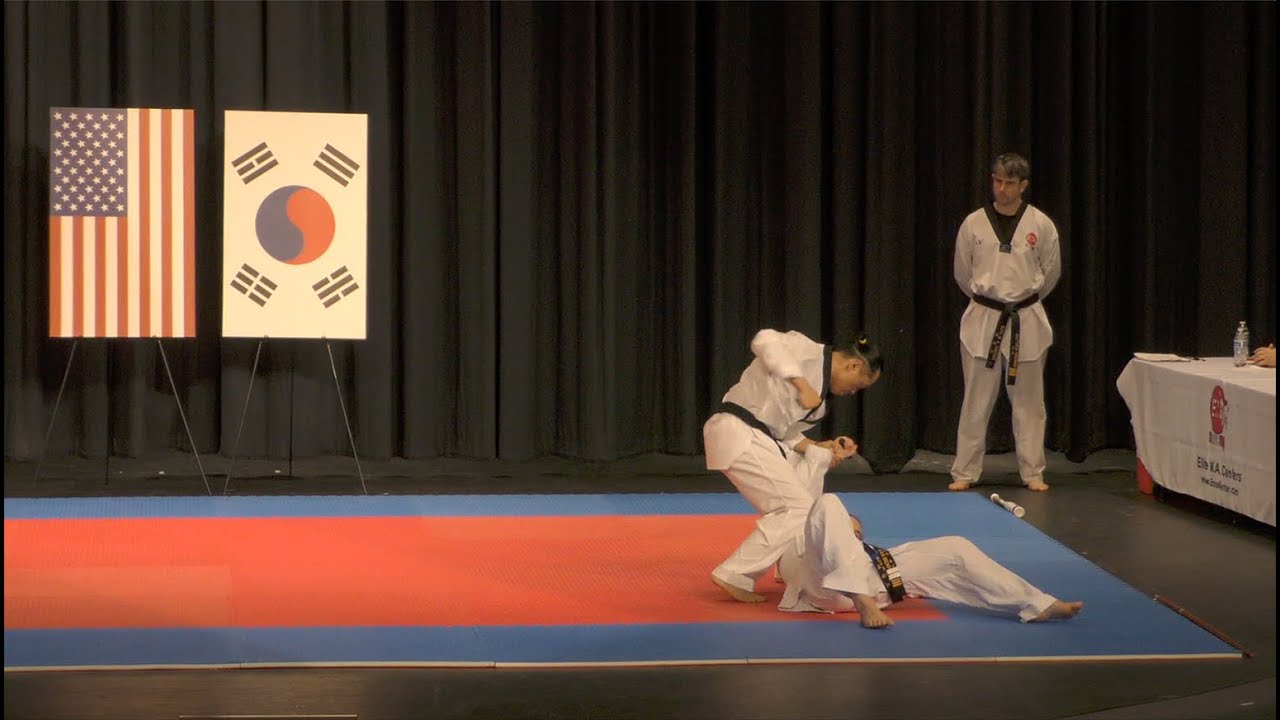 Master Cung Tran's 7th Degree Taekwondo Exam. Part 2: SELF-DEFENSE ...