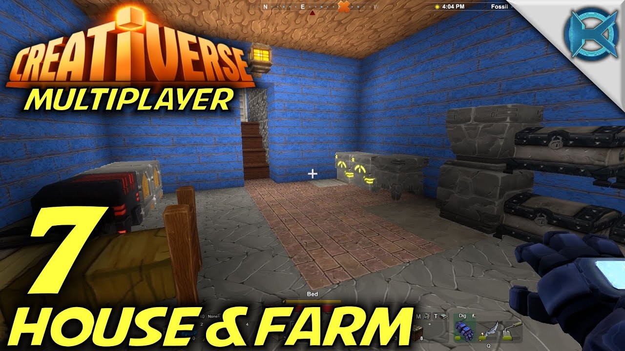 Creativerse -Ep. 7- "House & Farm" -Multiplayer Let's Play Gameplay-(S2 ...
