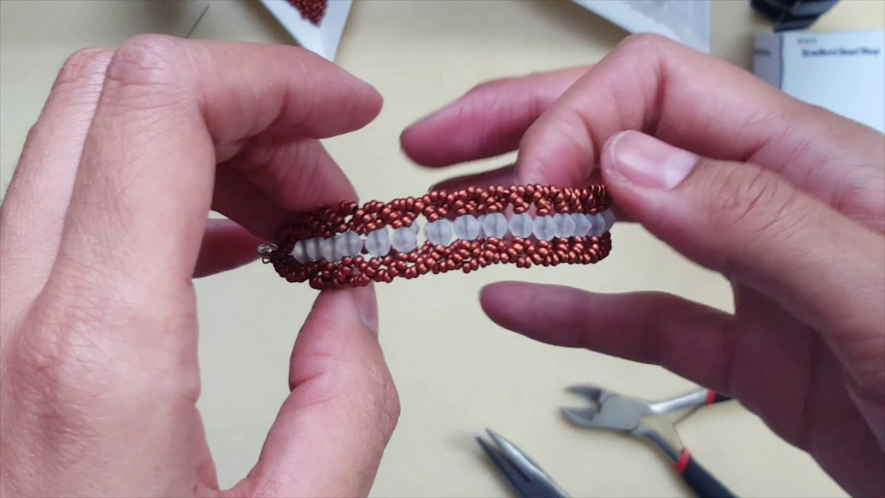 Bicone Seedy Beady Band Bracelet 2 - YouTube