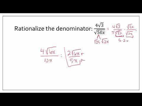 Rationalizing the Denominator with One Term of Index Two or Bigger ...