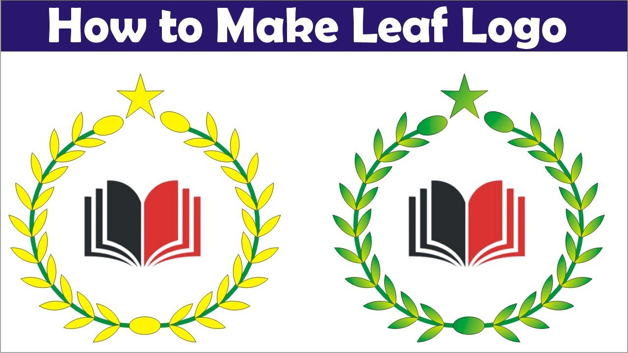 How to create Leaf logo in corelDraw | logo design in coreldraw - YouTube