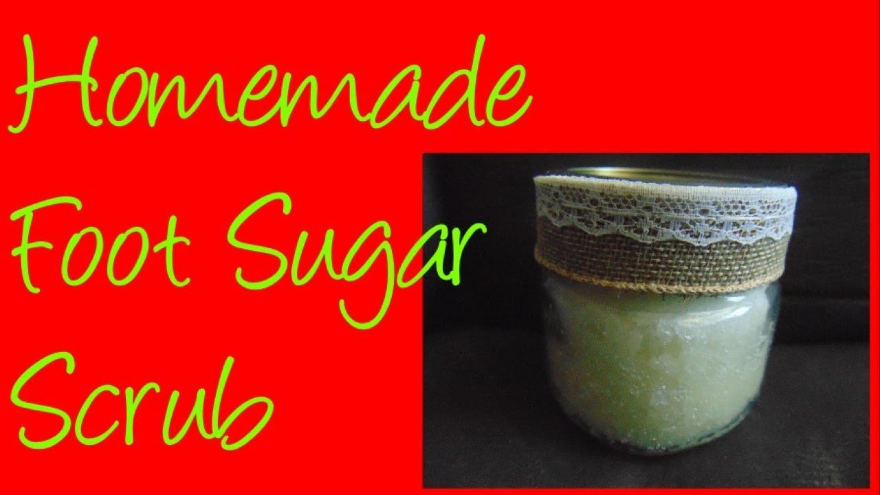 Foot Sugar Scrub / Homemade $10 or less Gift Collaboration @agodlyhome ...