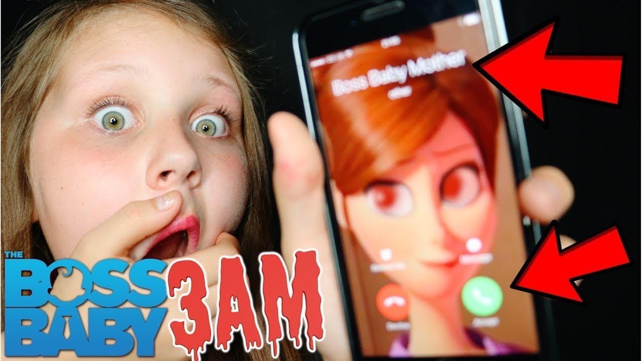 SCARY BOSS BABY'S MOM CALLED ME AT 3AM!! OMG SO CREEPY!! - YouTube