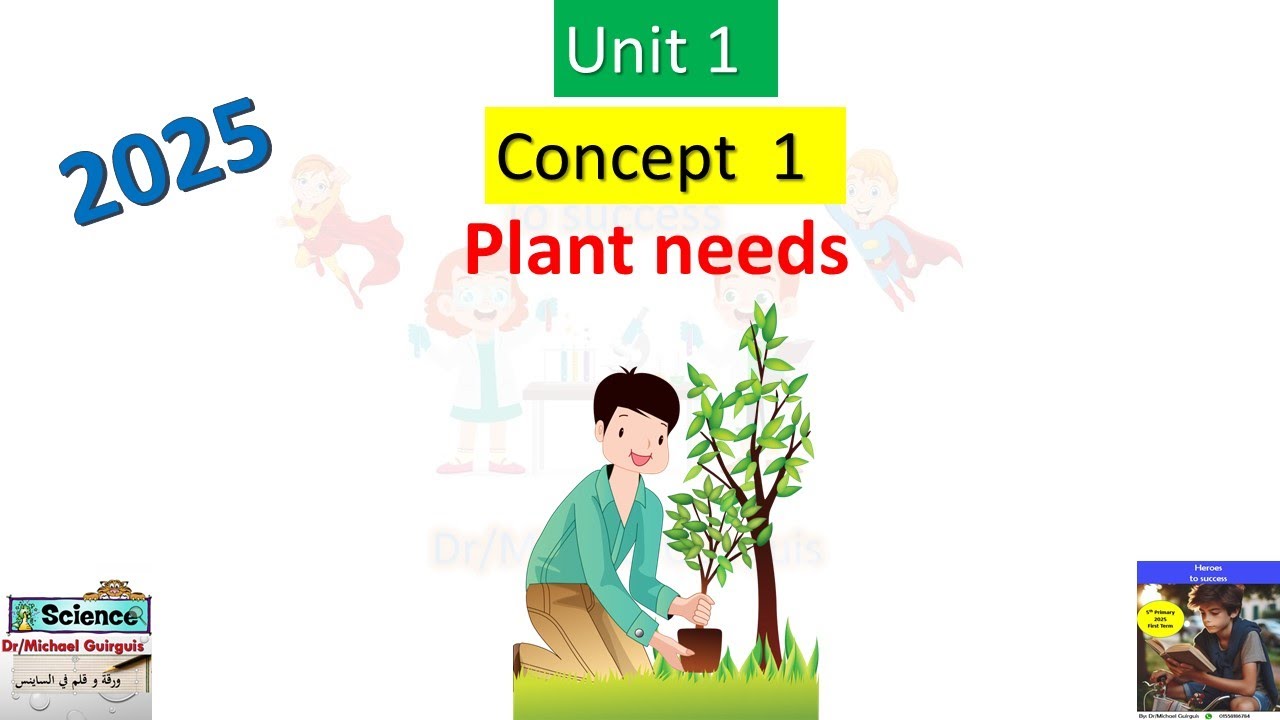 2025 Science Grade 5 Concept 1 1 Lesson 1 Plant Needs - YouTube