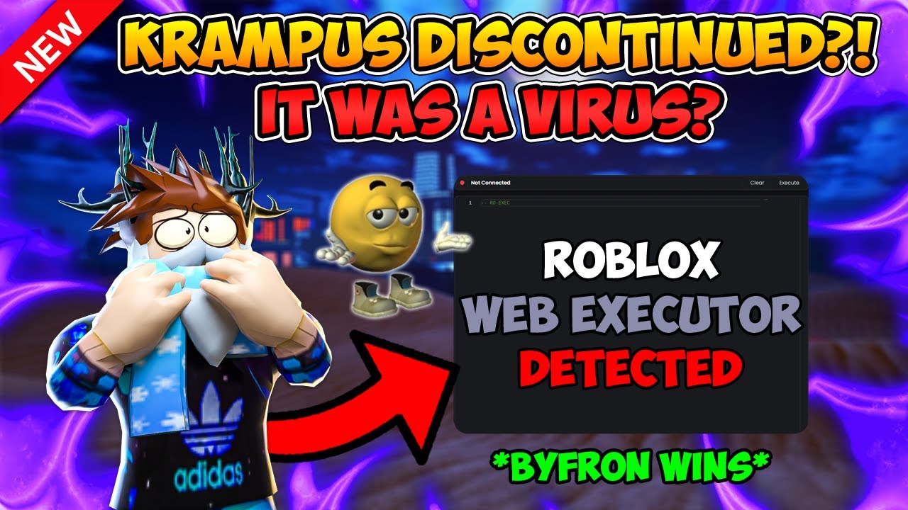KRAMPUS/RO-EXEC DISCONTINUED!? (How To Remove Krampus Virus!) | Roblox ...