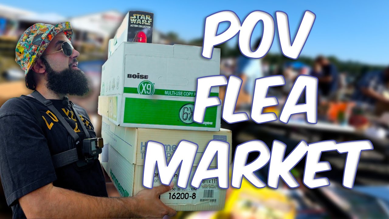POV Flea Market | Searching for Pokemon & Other Collectibles - YouTube