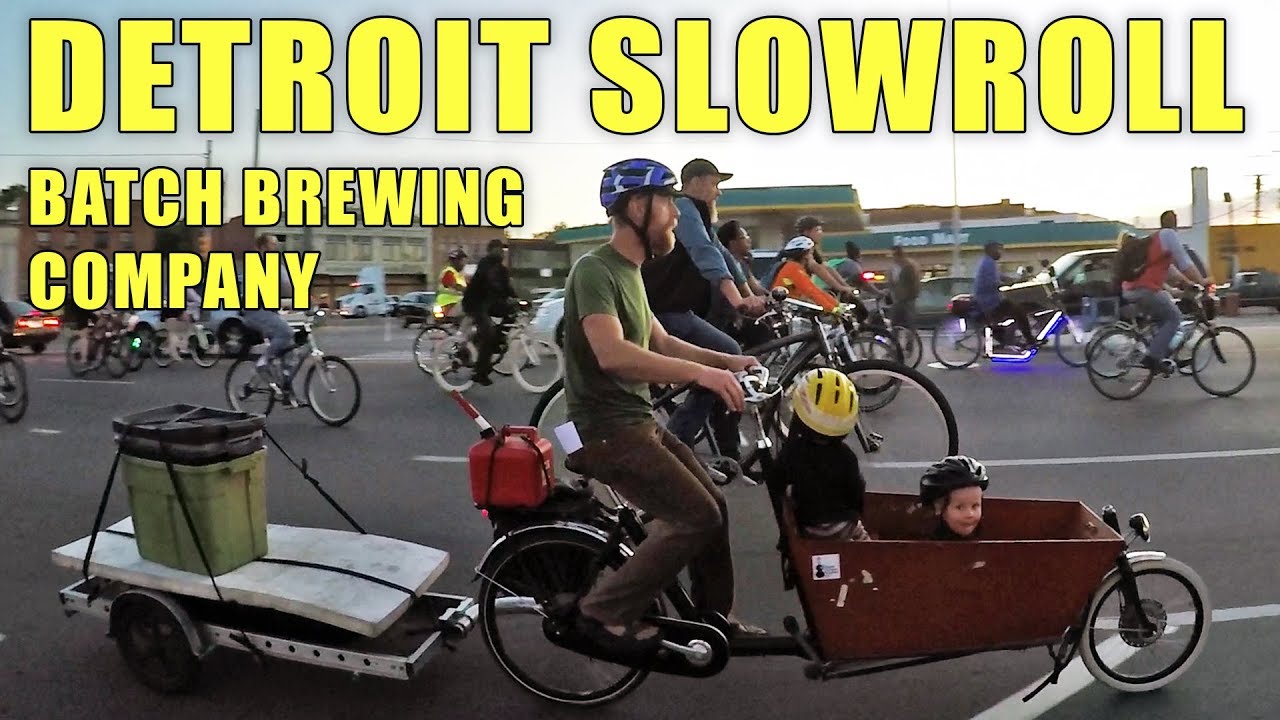 Detroit Slow Roll | Batch Brewing Company (October 2nd 2017) - YouTube