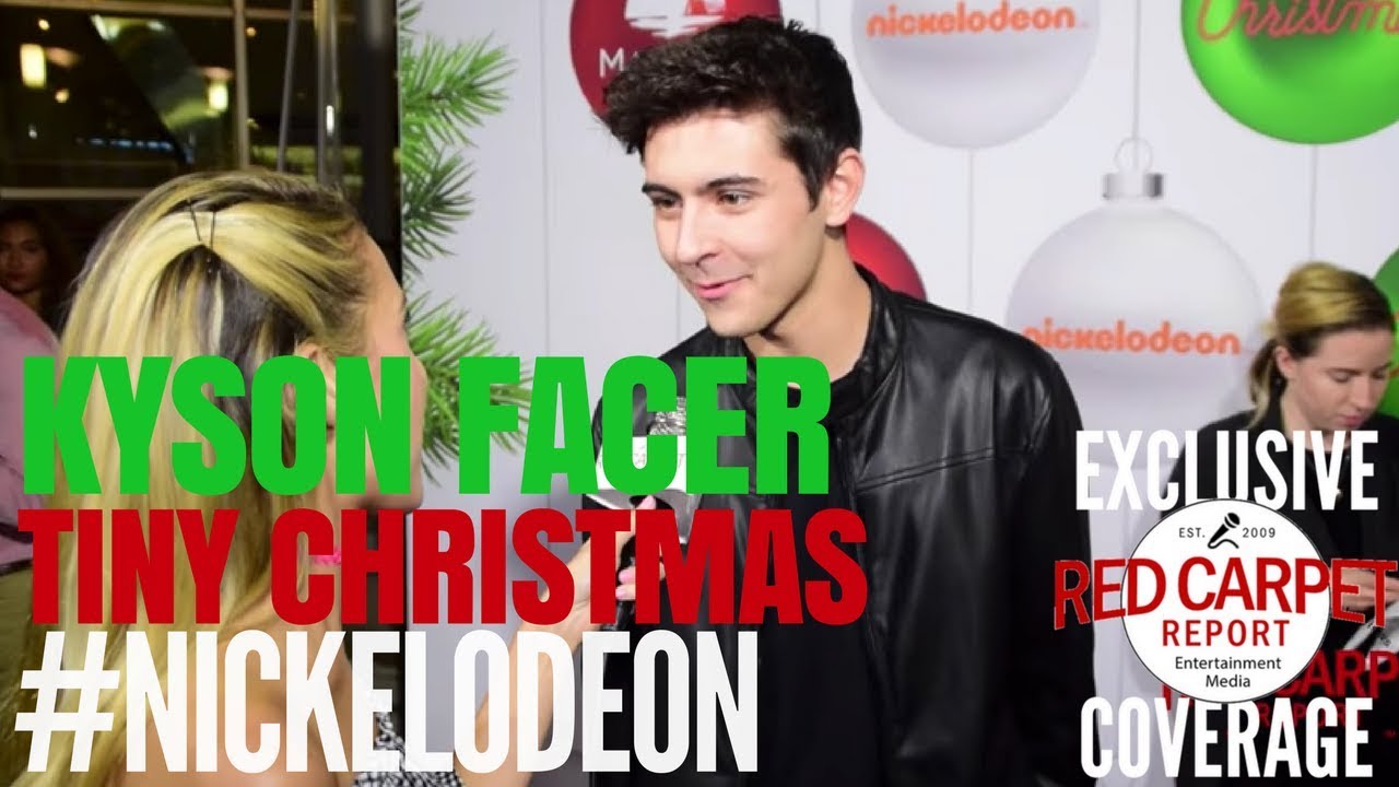 Kyson Facer interviewed at Nickelodeon's "Tiny Christmas" Screening ...