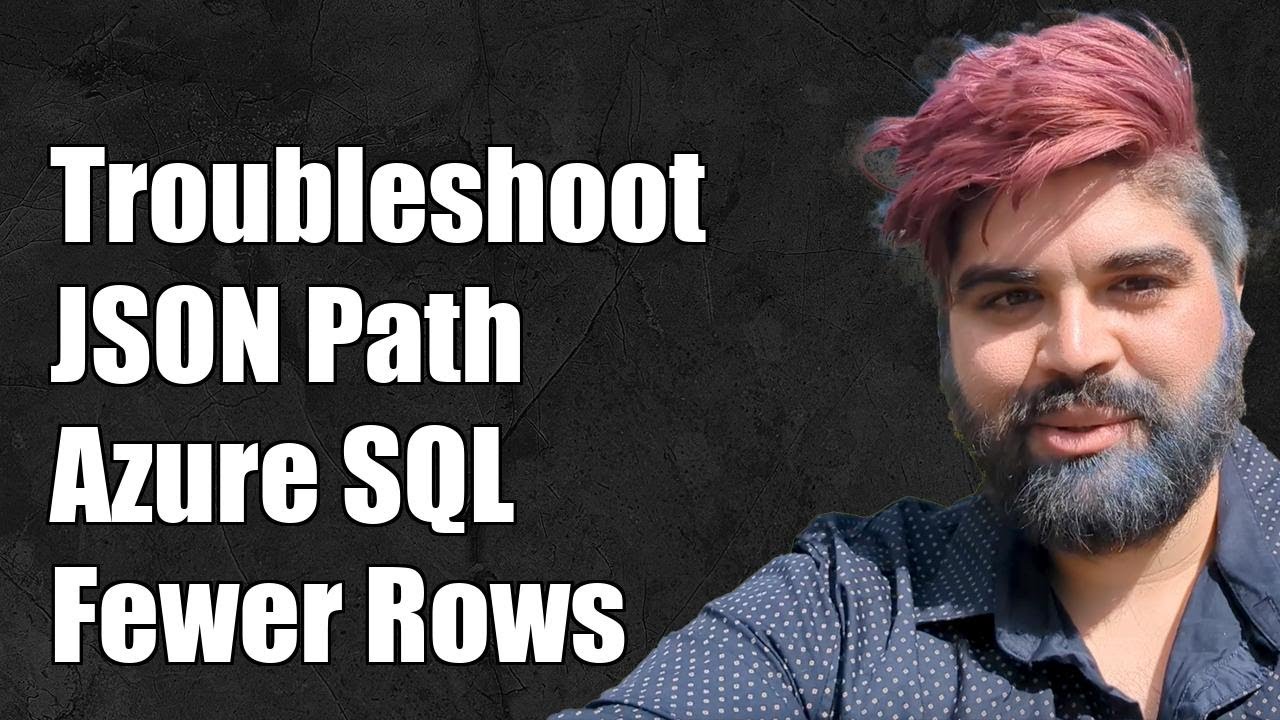 Troubleshooting FOR JSON Path in Azure SQL: Fewer Rows Returned Issue ...