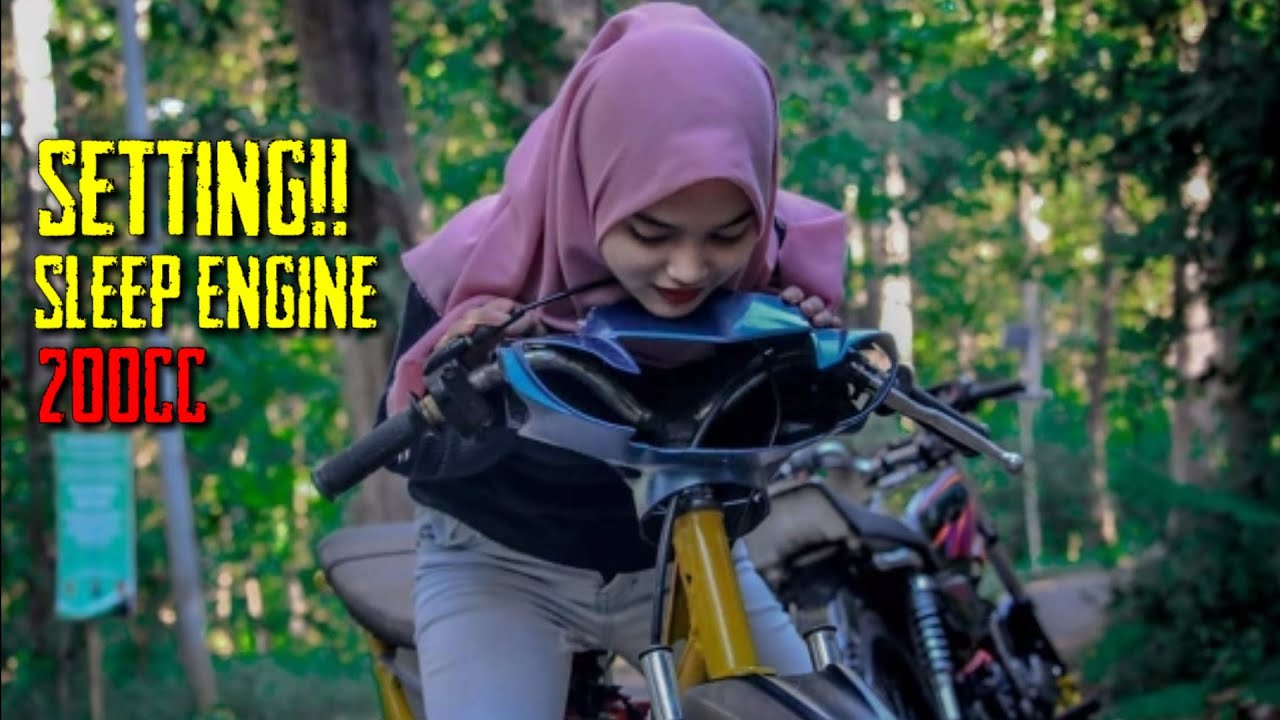 SETTING SLEEP ENGINE DRAG BIKE - YouTube