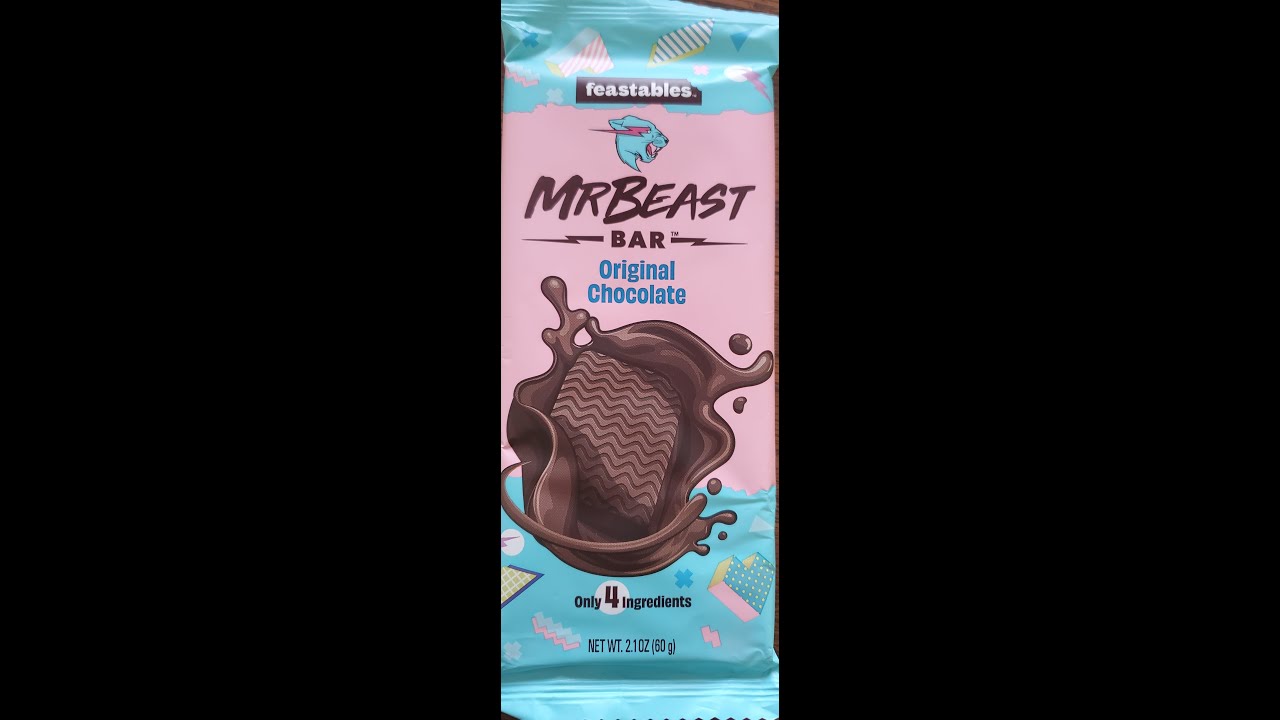 Feastables Mr Beast Original Chocolate Bar Review - YouTube
