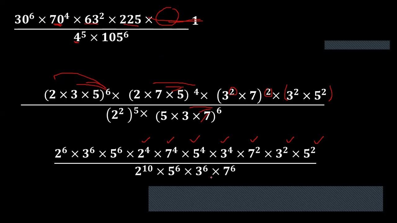 Simplifying expressions containing powers - YouTube