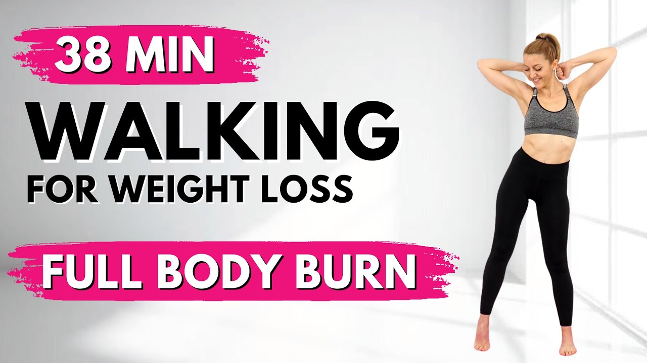 🔥38 Min STEADY STATE WALKING for WEIGHT LOSS🔥ALL STANDING🔥NO JUMPING🔥 ...