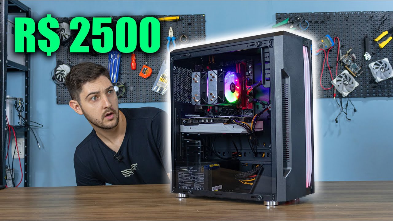 MONTEI UM PC GAMER MUITO BOM COM R$ 2500! ATÉ AGORA AO MENOS... - YouTube