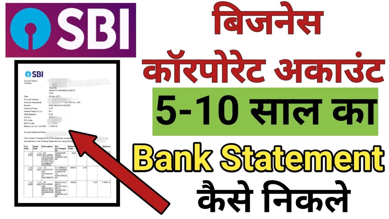 SBI Corporate Bank Statements: The Ultimate Guide to PDF Downloads ...