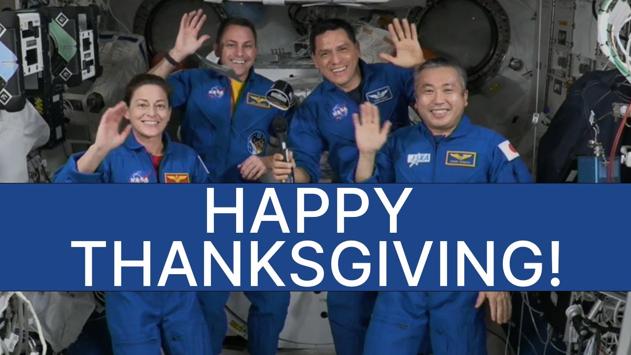 Happy Thanksgiving from the International Space Station - YouTube