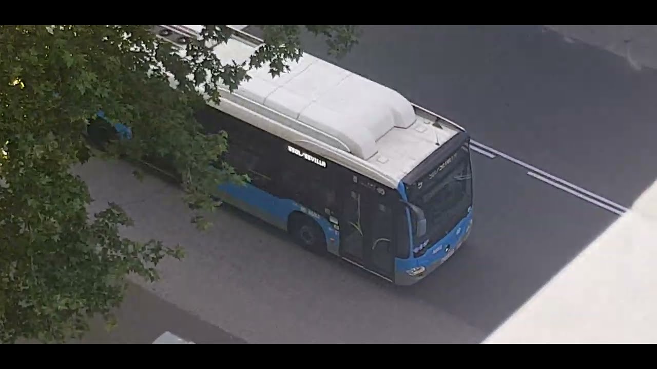 Here is the EMT bus 4852 on the number 5 in Madrid Friday 7 July 2023 ...