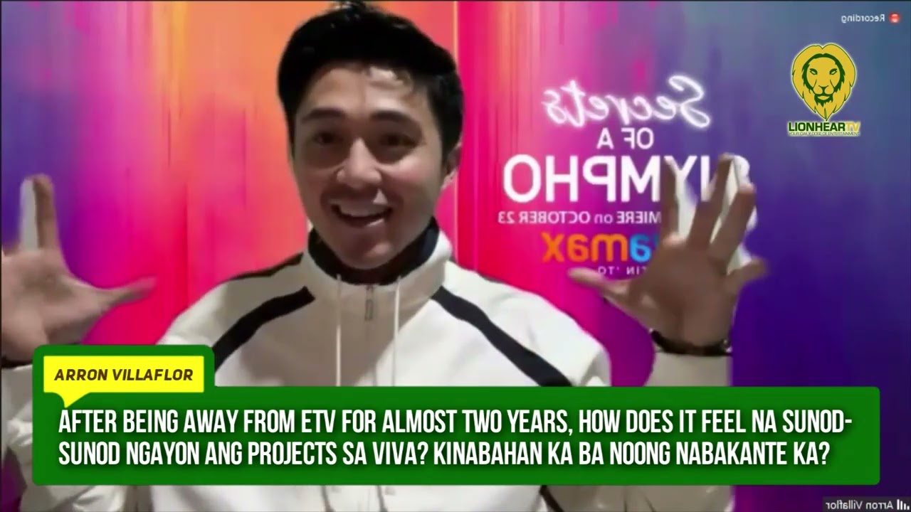 Arron Villaflor express gratitude to Viva for accepting him as one of ...