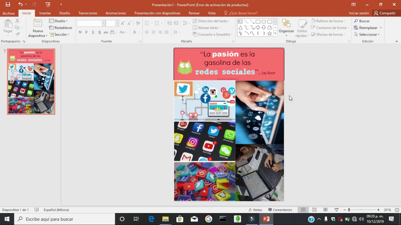 Como hacer un cartel en power point. - YouTube