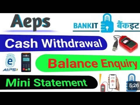 Bankit Aeps Cash Withdrawal Inquiry Mini Statement ఎలా చెయ్యాలె పూర్తి వివరాలు వీడియో Telugu ...