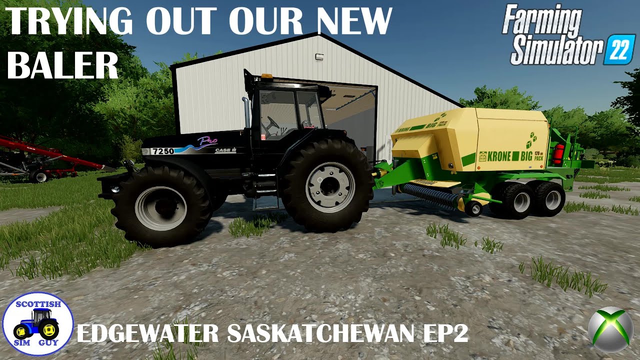 Edgewater Saskatchewan Ep2 / Trying out the new baler / farming ...