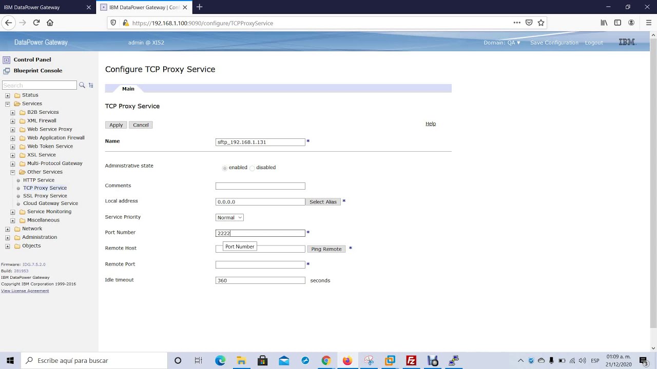 Datapower / Comunicación SFTP - YouTube