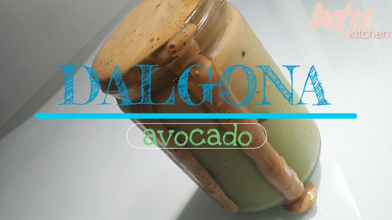 How to make Avocado Dalgona - YouTube