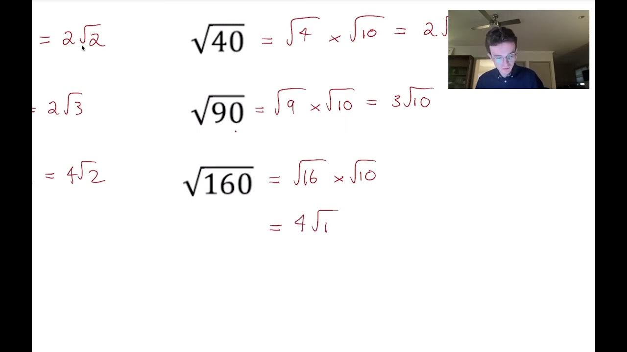 Simplifying Surds and Simple Operations with Surds - Year 9 Pathway ...