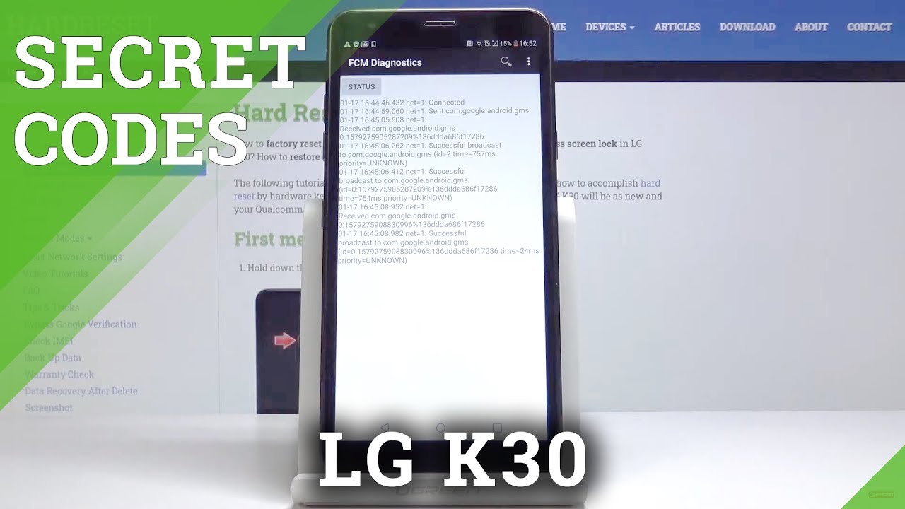 Secret Codes for LG K30 – Hidden Modes / Super Features - YouTube