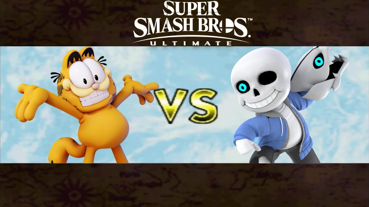 Mii Battle Ultimate: Garfield vs. Sans - YouTube