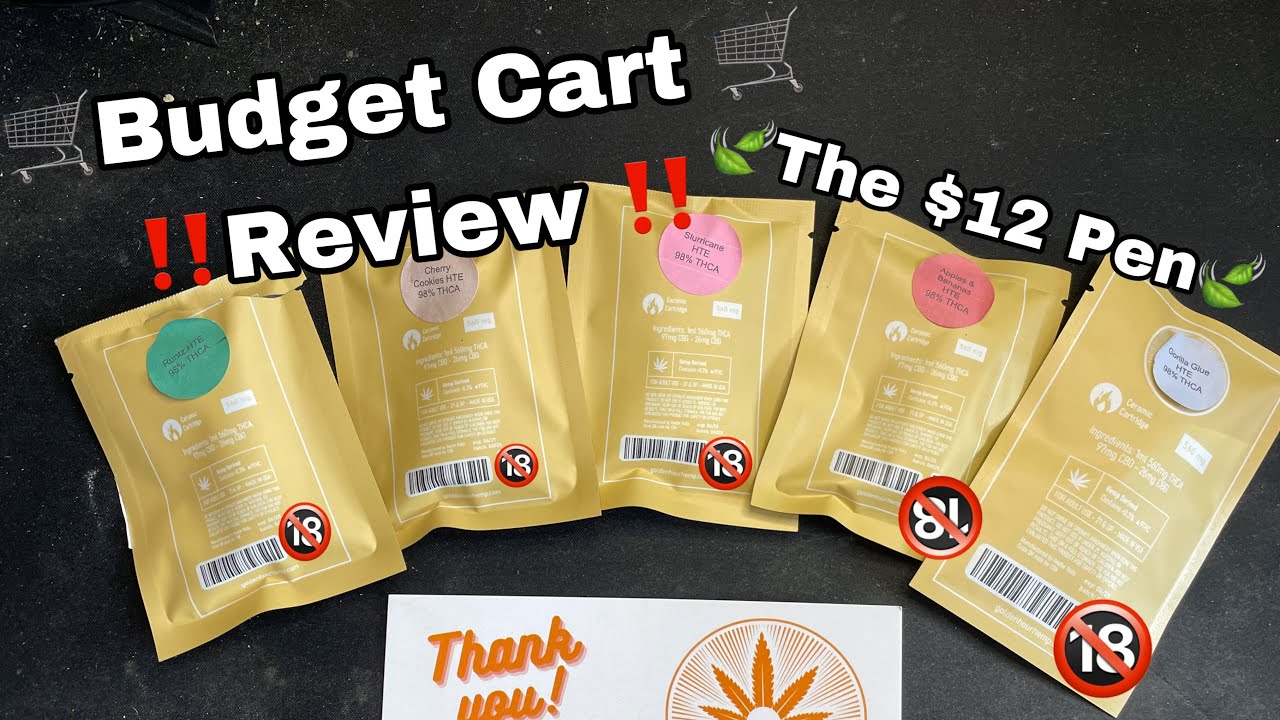 The Cheapest Budget THCa Cart ($12 Legal THCa Cart Review 🛒) (GHH) (5 ...