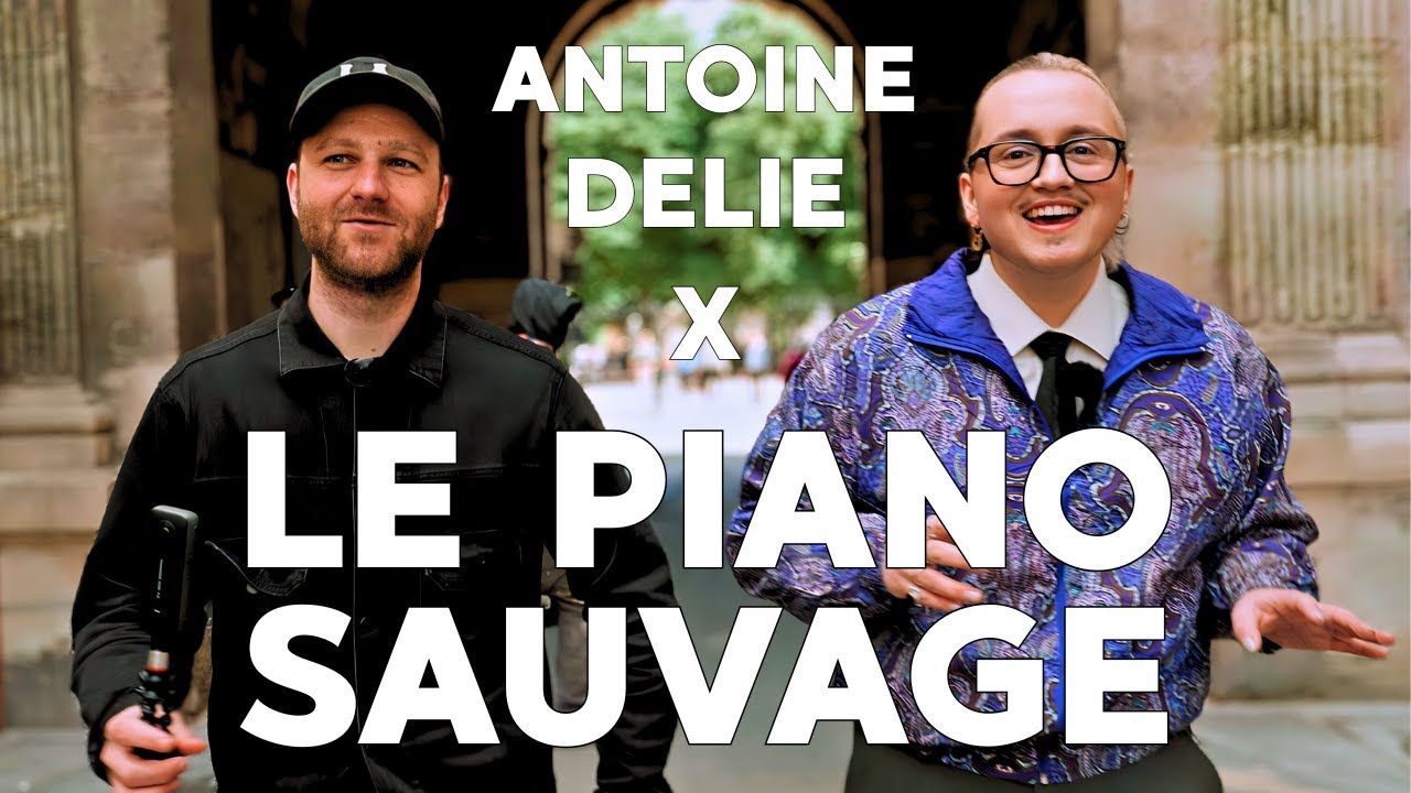 Antoine Delie chante son amour pour la France Place Des Vosges - YouTube
