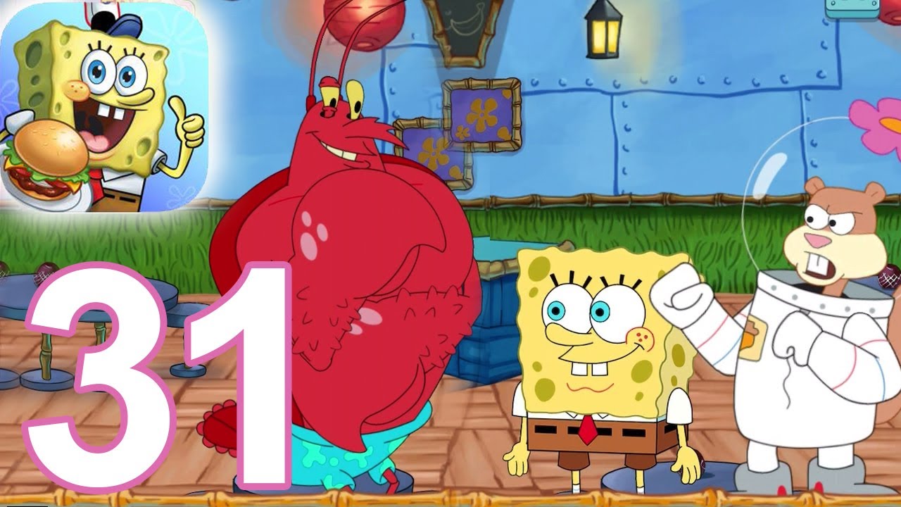 SpongeBob: Krusty Cook-Off - Juice Bar - Gameplay Video Part 31 (iOS ...
