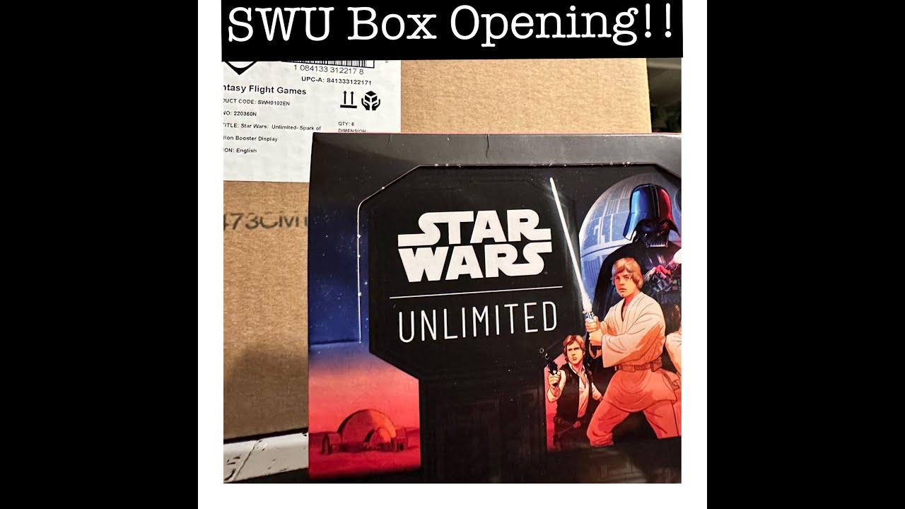 Star Wars Unlimited box opening! - YouTube