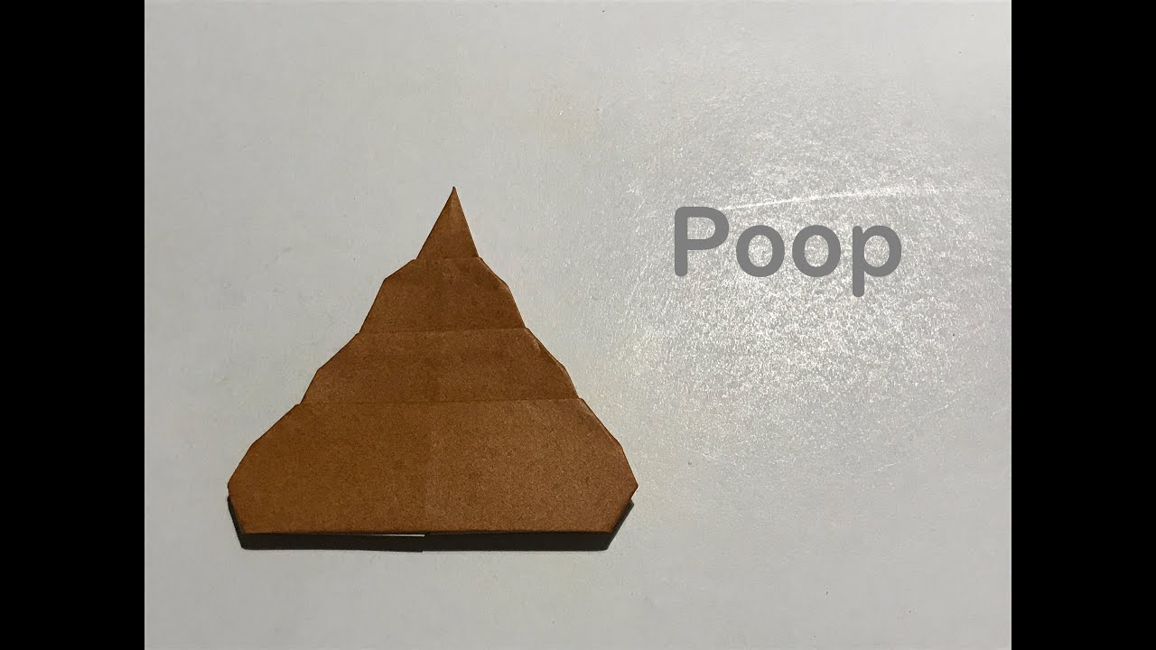 【折り紙・origami】うんち（うんこ）Poop - YouTube