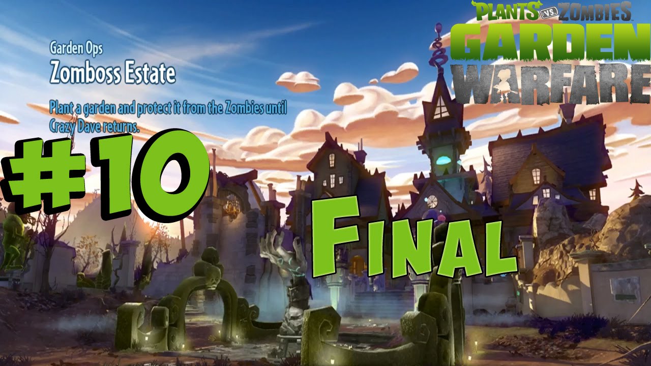Прохождение Plants vs Zombies Garden Warfare садовая миссия #10 ...