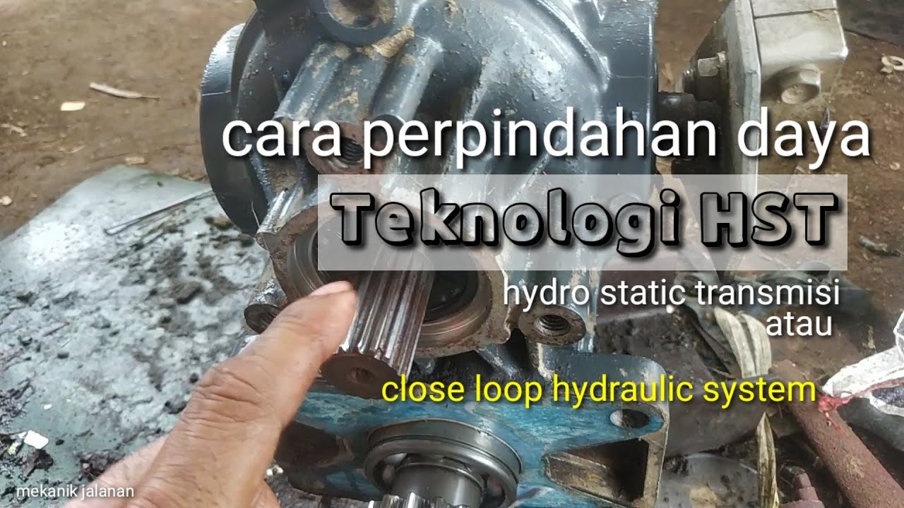How HST work cara kerja Hydro static transmisi #automobile - YouTube