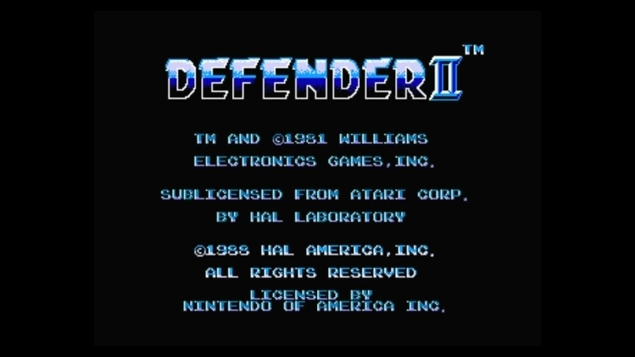 Defender II | NES | - YouTube