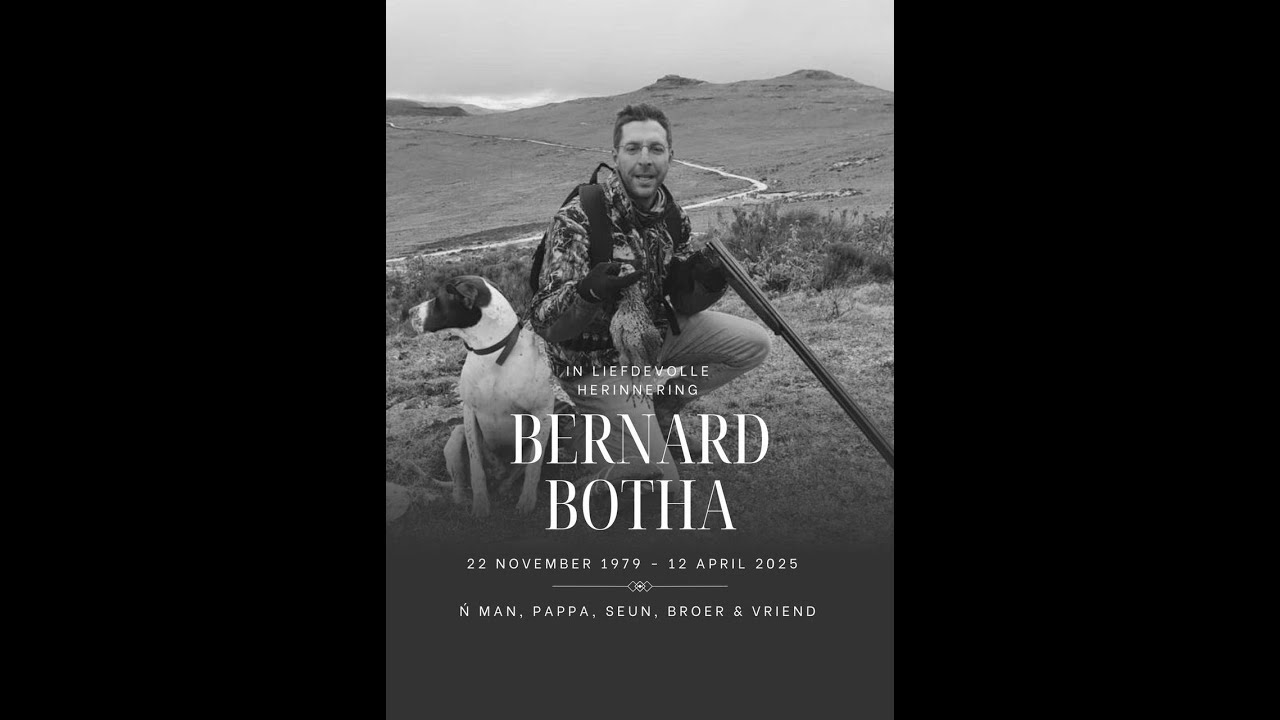 Bernard Botha Gedenkdiens - YouTube