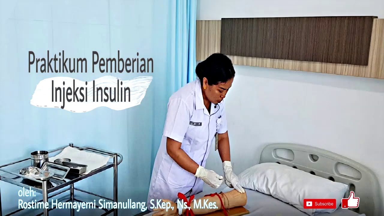 Cara Pemberian Injeksi Insulin - YouTube
