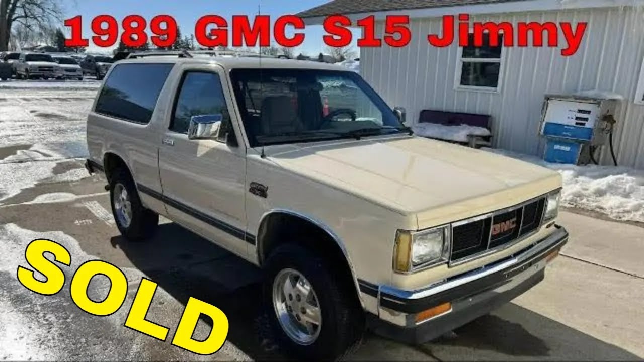 SOLD - 1989 GMC S15 Jimmy - Walk Around - YouTube