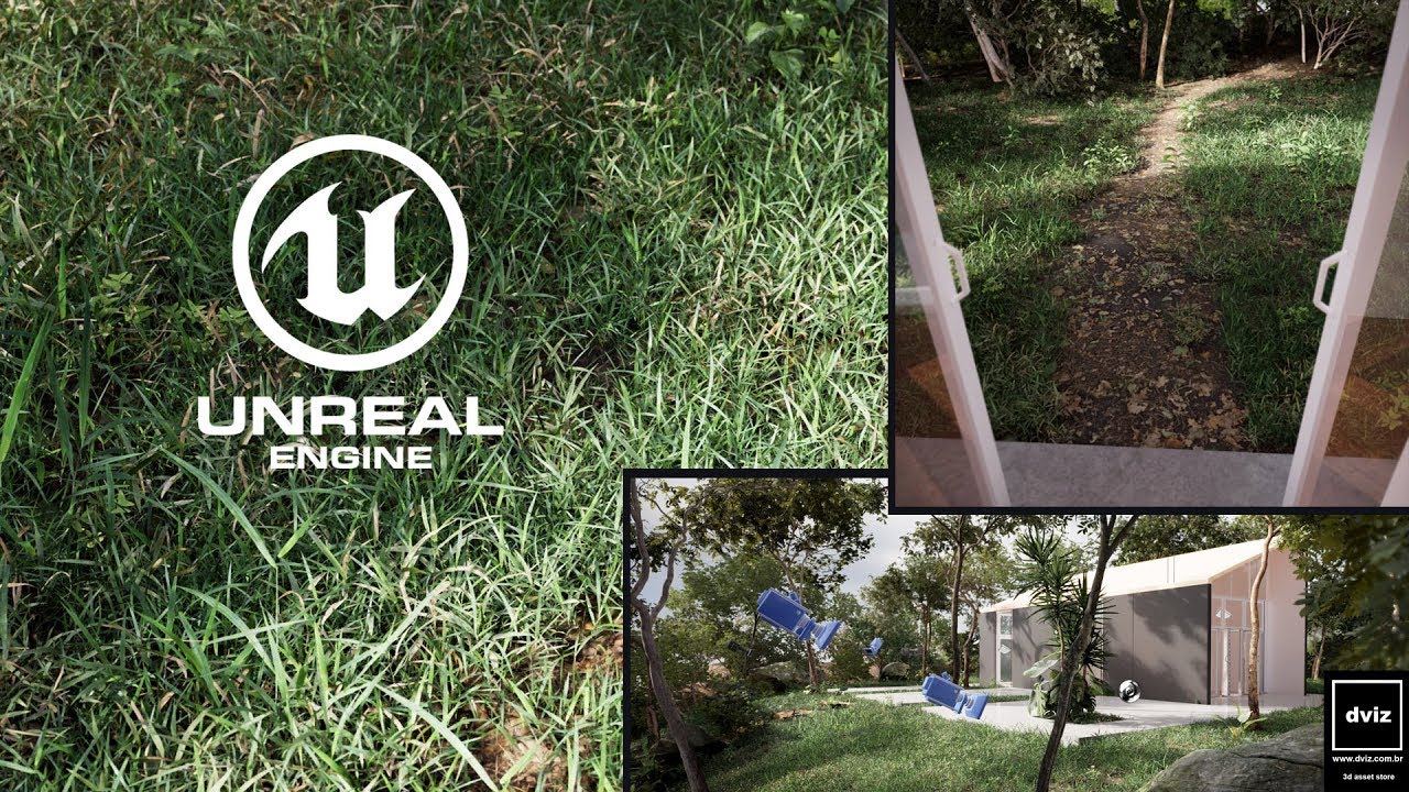 Realistic Assets Pack Test Unreal Engine 4 - YouTube