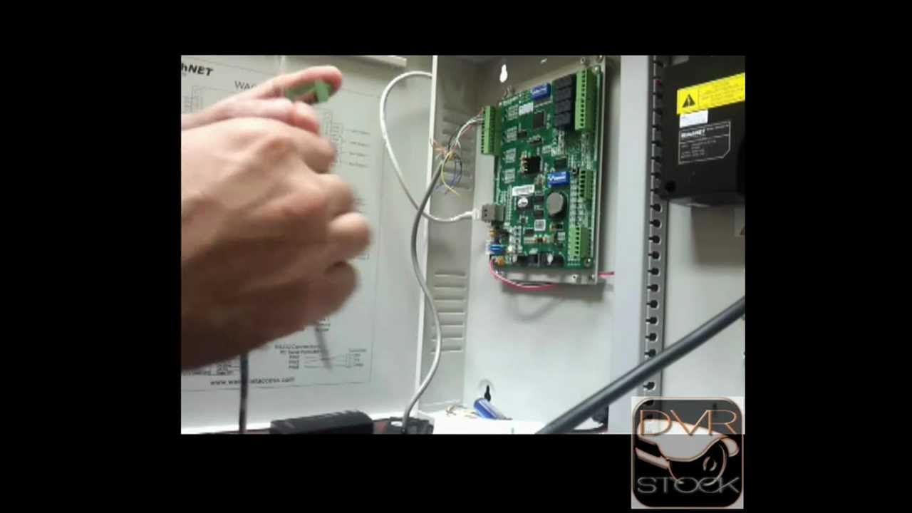 5 Exit boton on Watchnet Access Control - YouTube
