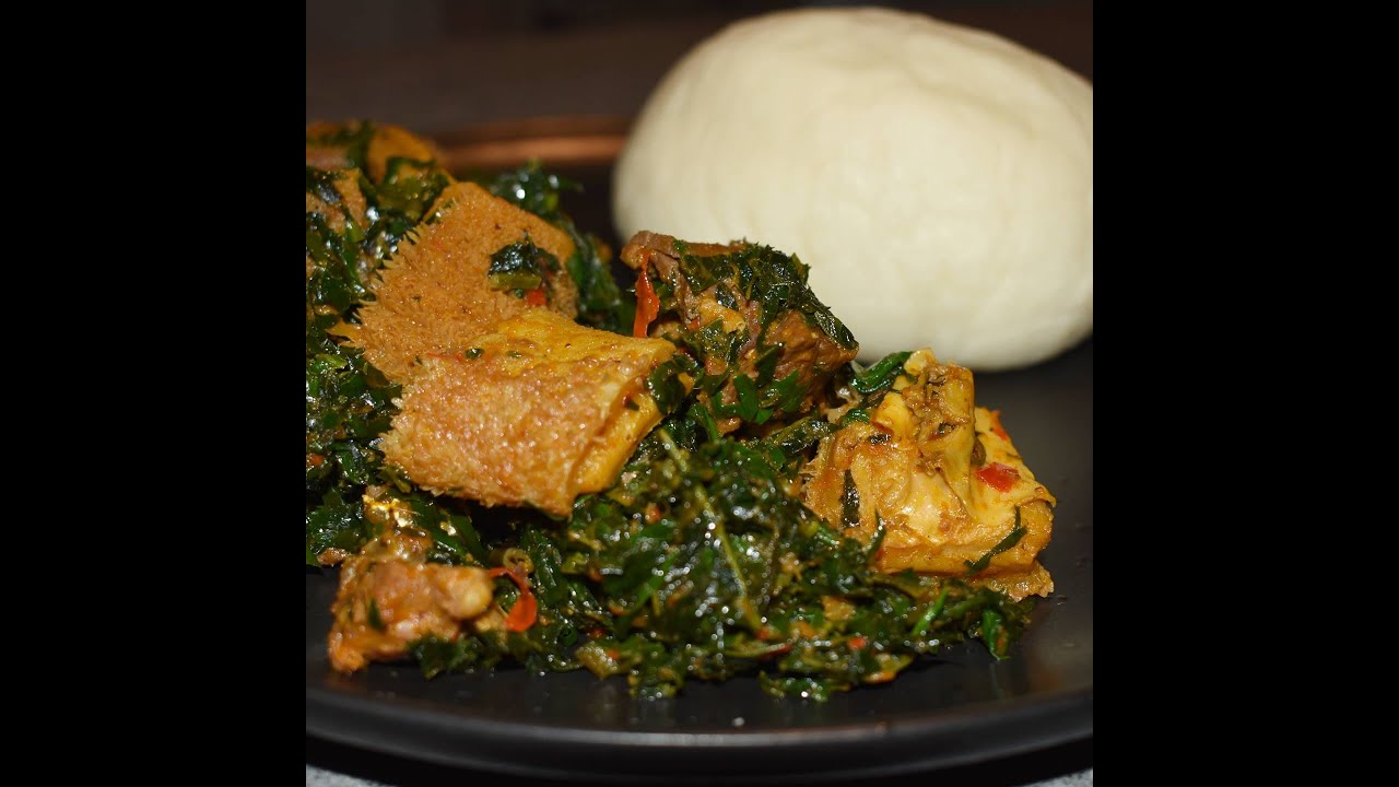 Efo Riro - Nigerian Spinach Stew - YouTube