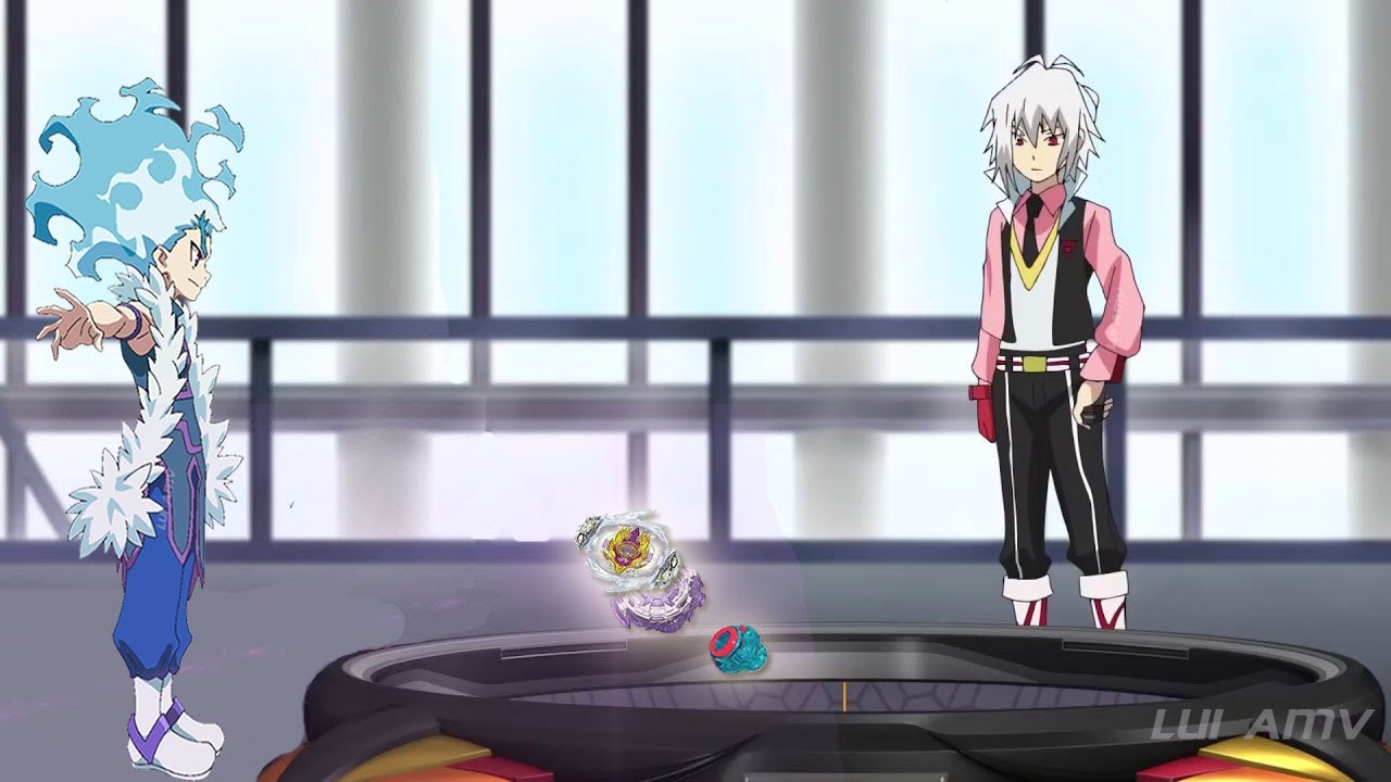 Shu Kurenai vs Lui - Episode 18 - Beyblade Burst Sparking Super King ...