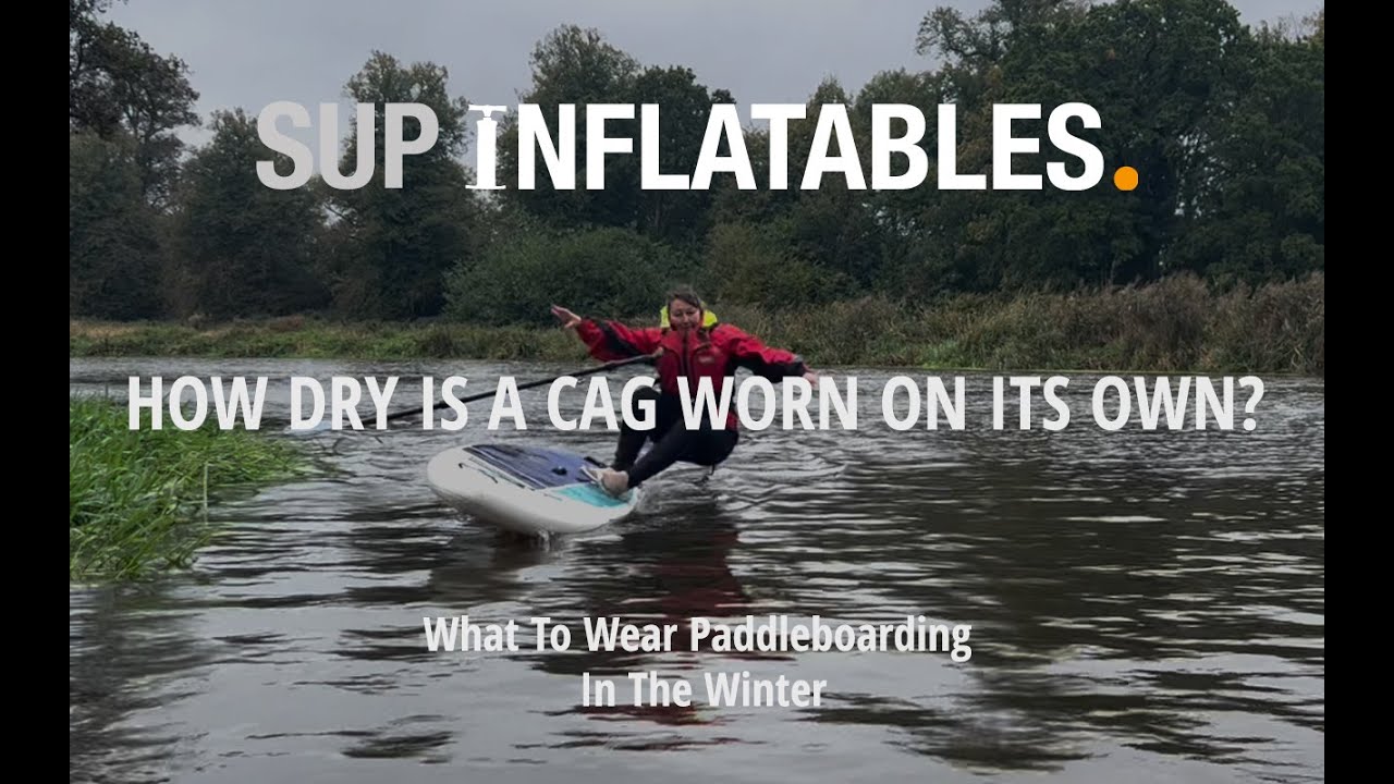 How dry is a Cag on its own if you fall in off your paddle board? - YouTube