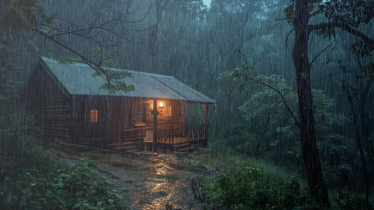 Get Rid Of Worries And Sleep Well After 5 Minutes With Heavy Rain In ...