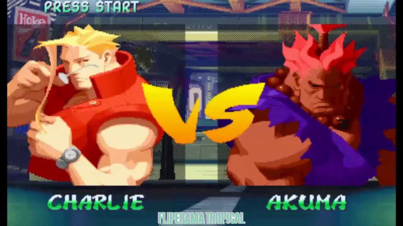 Street Fighter Zero 2 Alpha Evil Akuma - YouTube